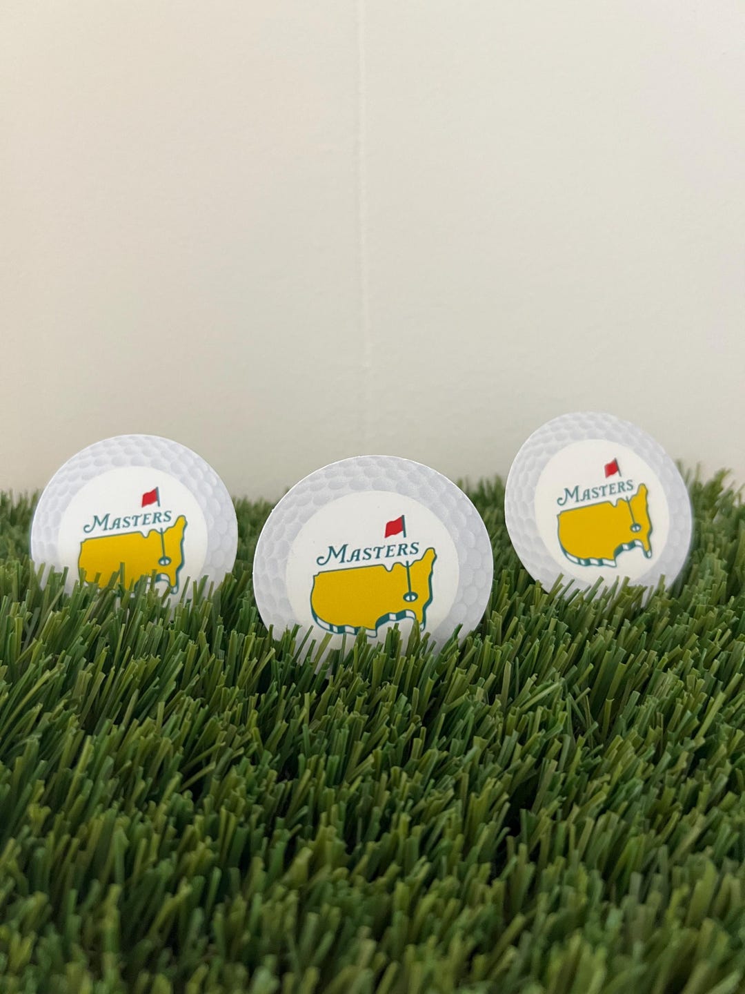 Print-your-own Golf Ball Tags, Cupcake Food Tags, Masters Food Labels ...