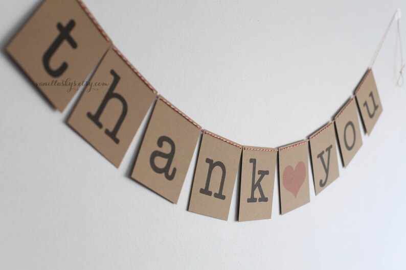 FREE SHIPPING - "thank You" Bunting Banner-photo Prop - Etsy