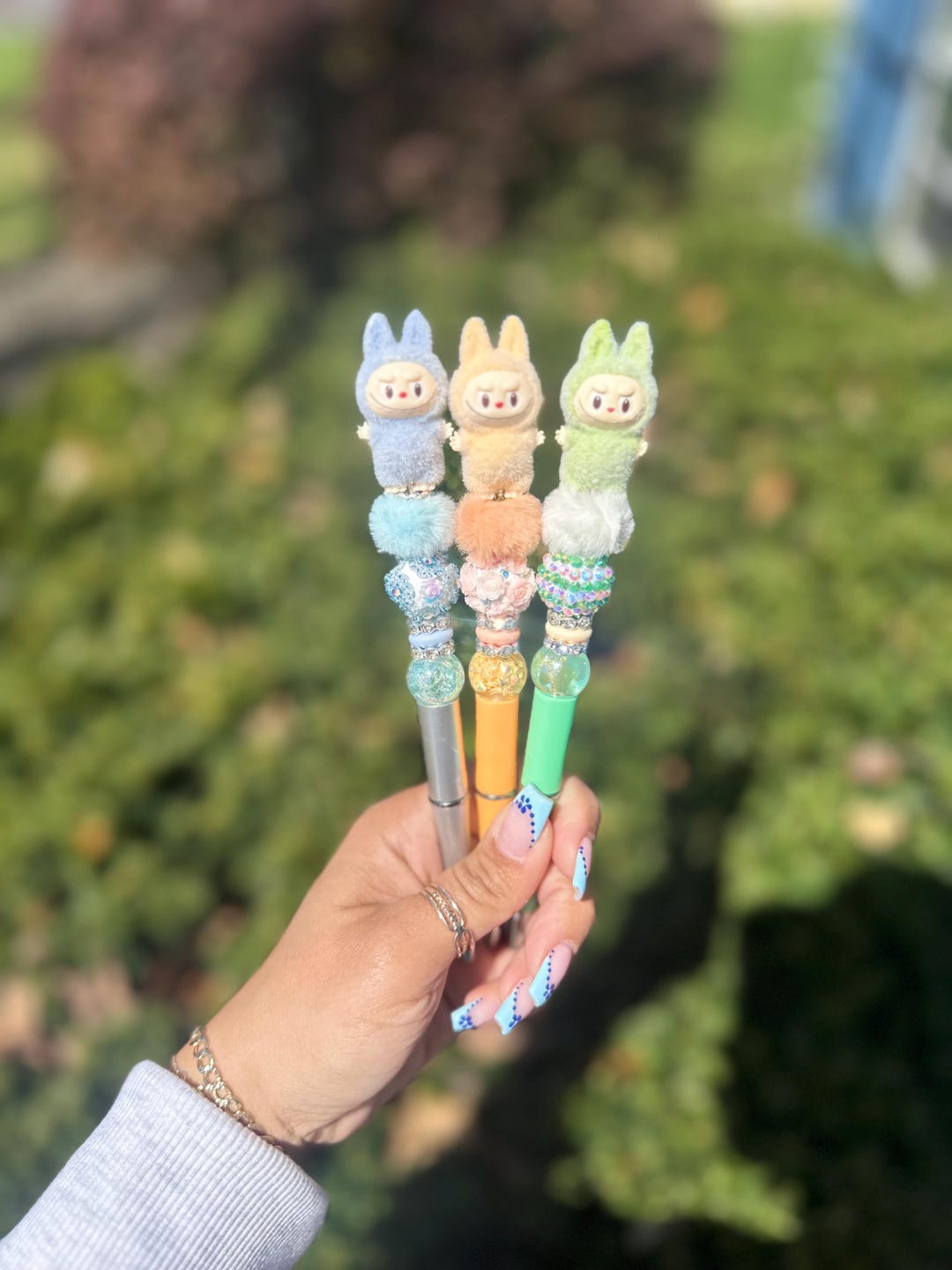 Labubu Beaded Pens , Characters , Cute Pens, Elevate Your Stationary ...