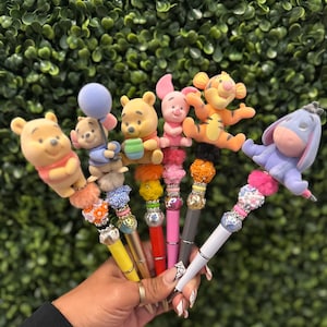 Winnie the Pooh & Friends Beaded Pens. - Etsy