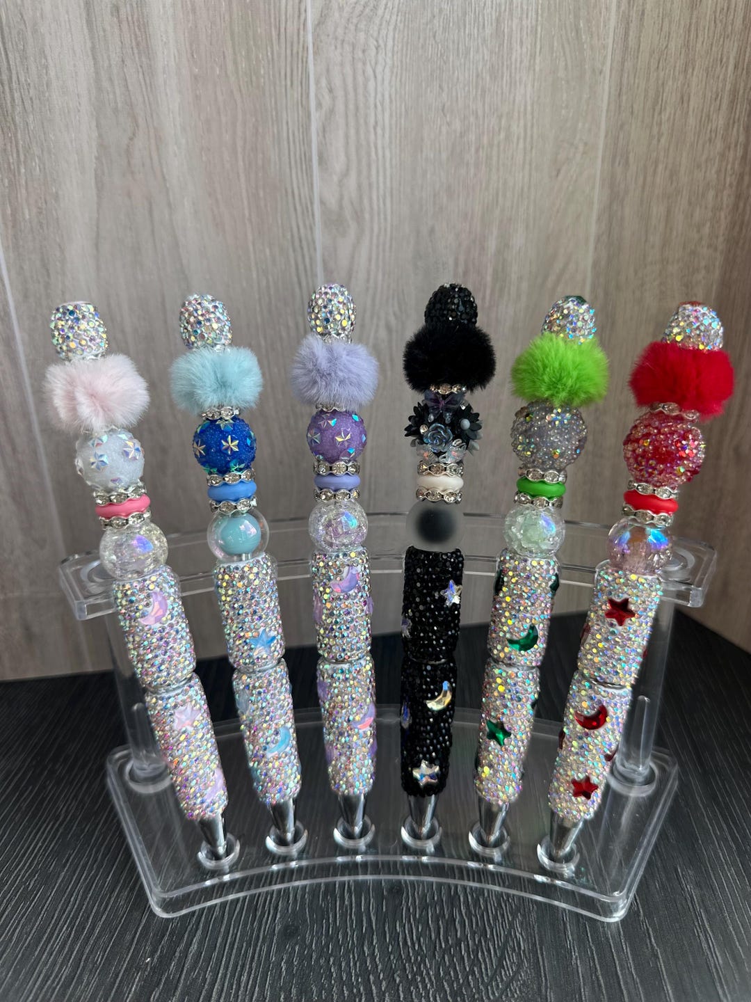 STAR & MOON Beaded Pens, Characters, Cute Pens ,elevate Your Station at ...