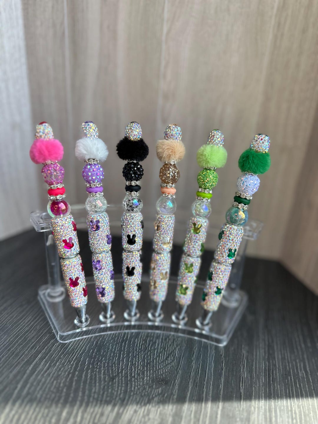 BUNNYS Beaded Pens, Characters, Cute Pens ,elevate Your Station at ...