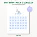 2025 Calendar Printable | Cute Cat Calendar Wall Calendar Monthly ...