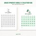 2025 Calendar Printable | Cute Cat Calendar Wall Calendar Monthly ...