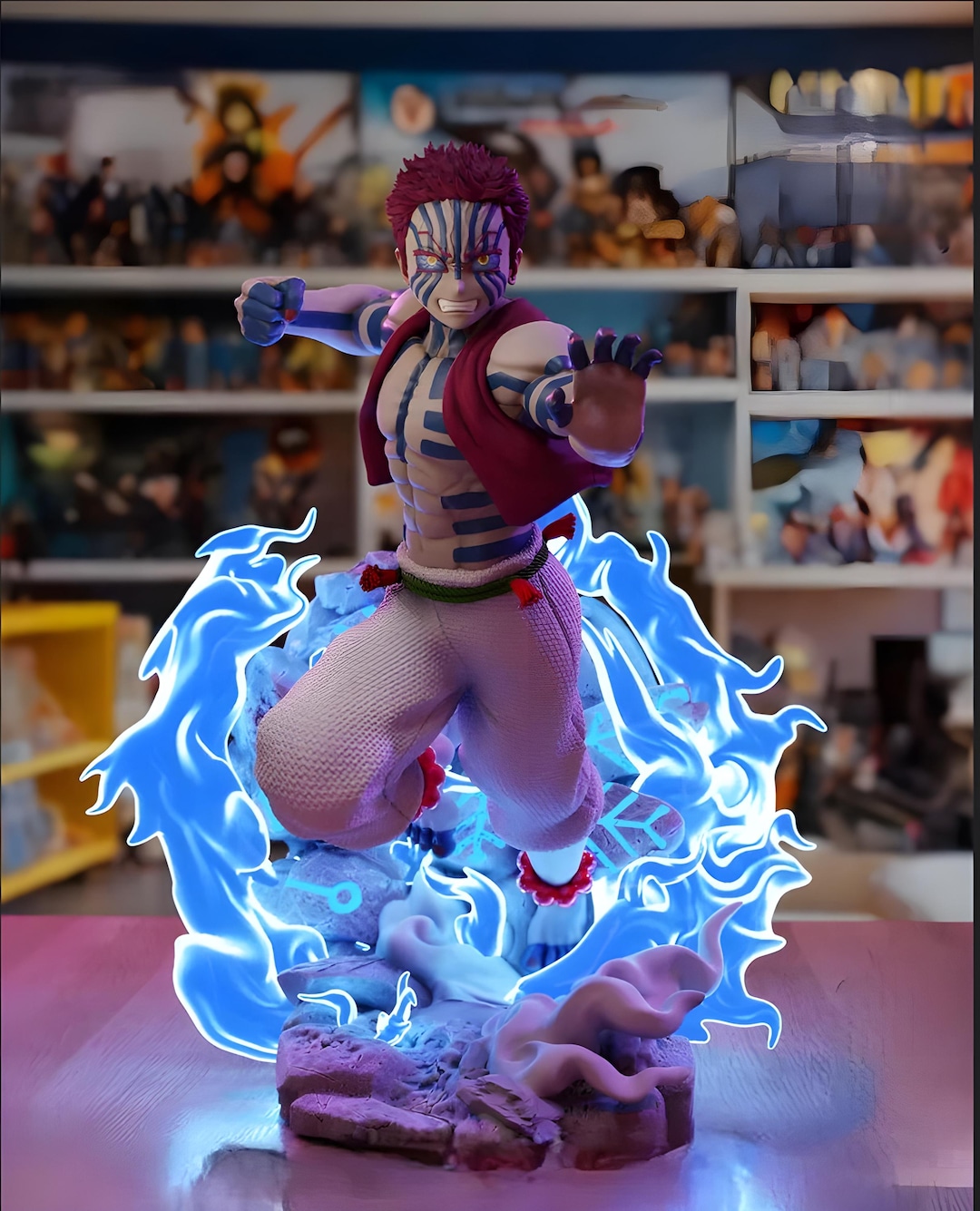 Lion Realm Studio Akaza STL From Demon Slayer 3D Printable Model - Etsy
