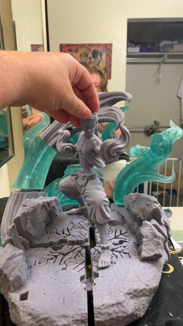 Akaza STL Demon Slayer Inspired 3D Printable Model - Etsy