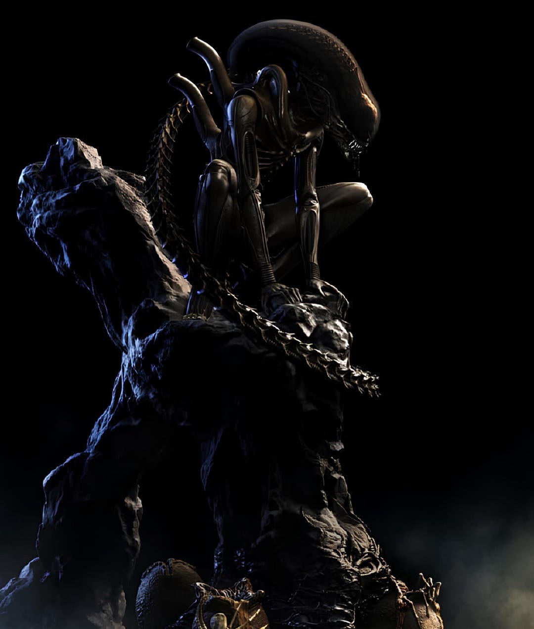 Alien Xenomorph Big Chap 3D Printable STL File Sci-fi Creature Model - Etsy