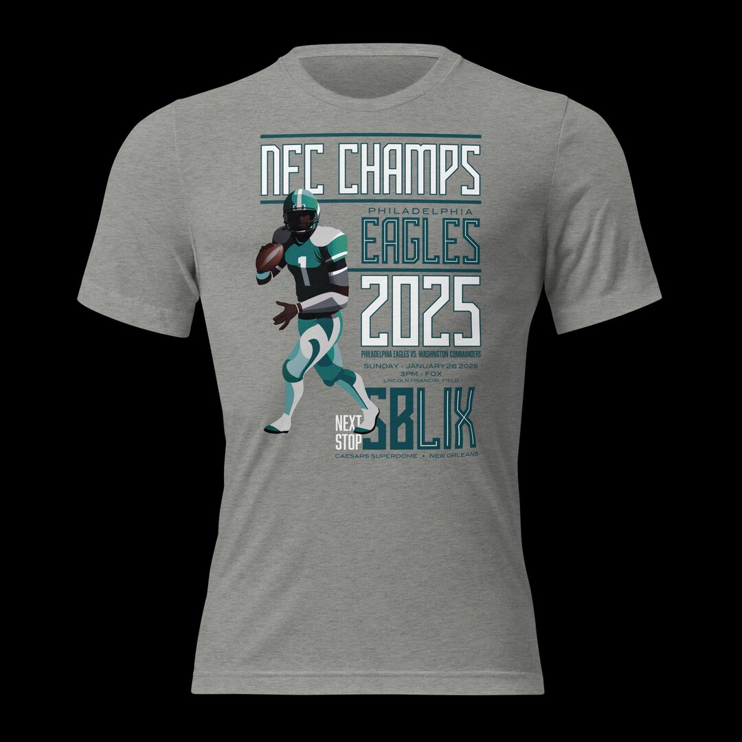 NFC Champions Philadelphia Eagles Tri-blend Tshirt - Etsy