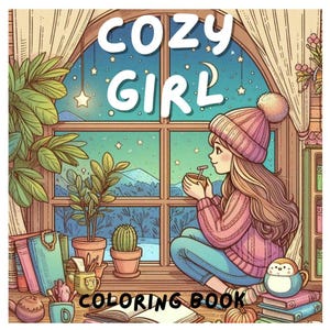 美しい未公開画像を含む 97 ページの Cozzy Girl COLORING ブック。ファイルをダウンロードして印刷してください ...