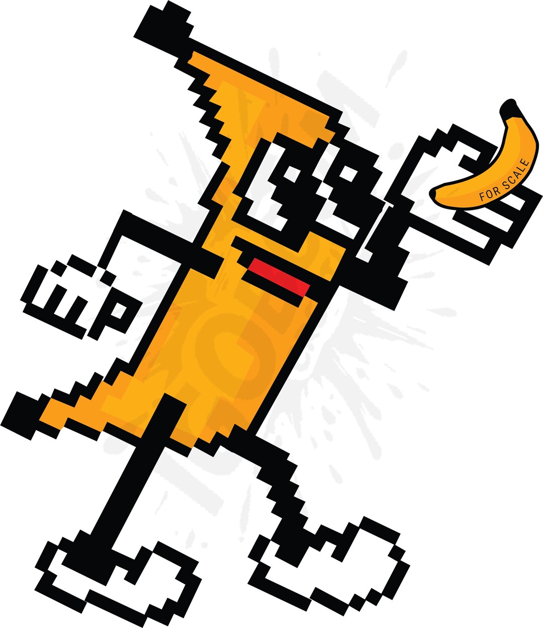 Spacex Banana for Scale Full-color Digital Vector Image - Etsy