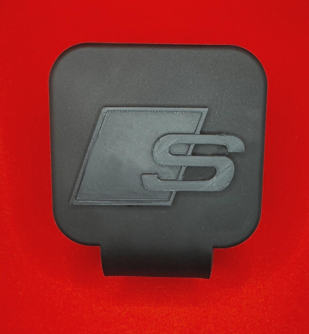 Audi S Line Trailer Hitch Cover Plug S-line SQ5 SQ7 SQ8 RSQ8, E-tron ...