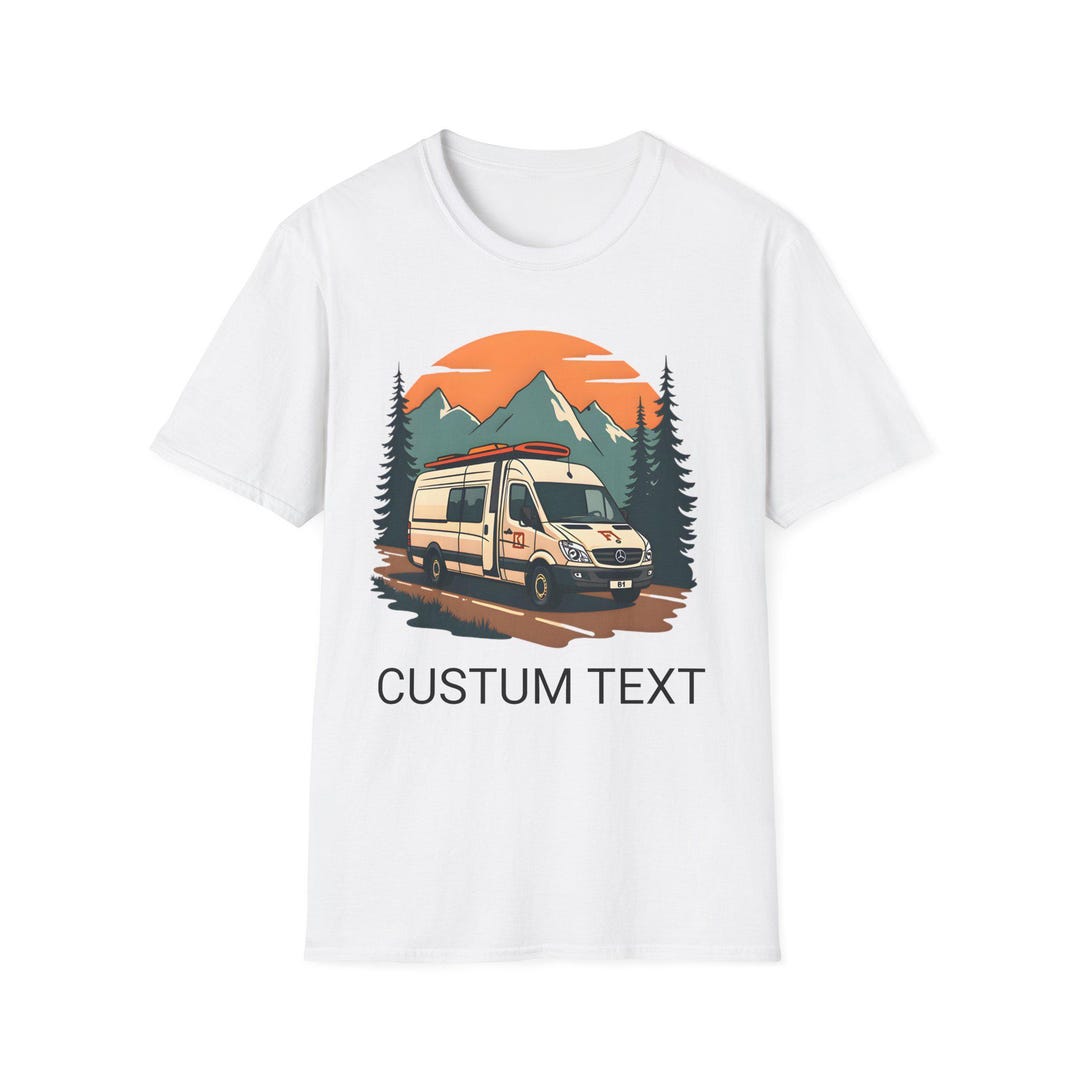 Sprinter Camper Van Life T-shirt: Road Trip Graphic Tee - Etsy