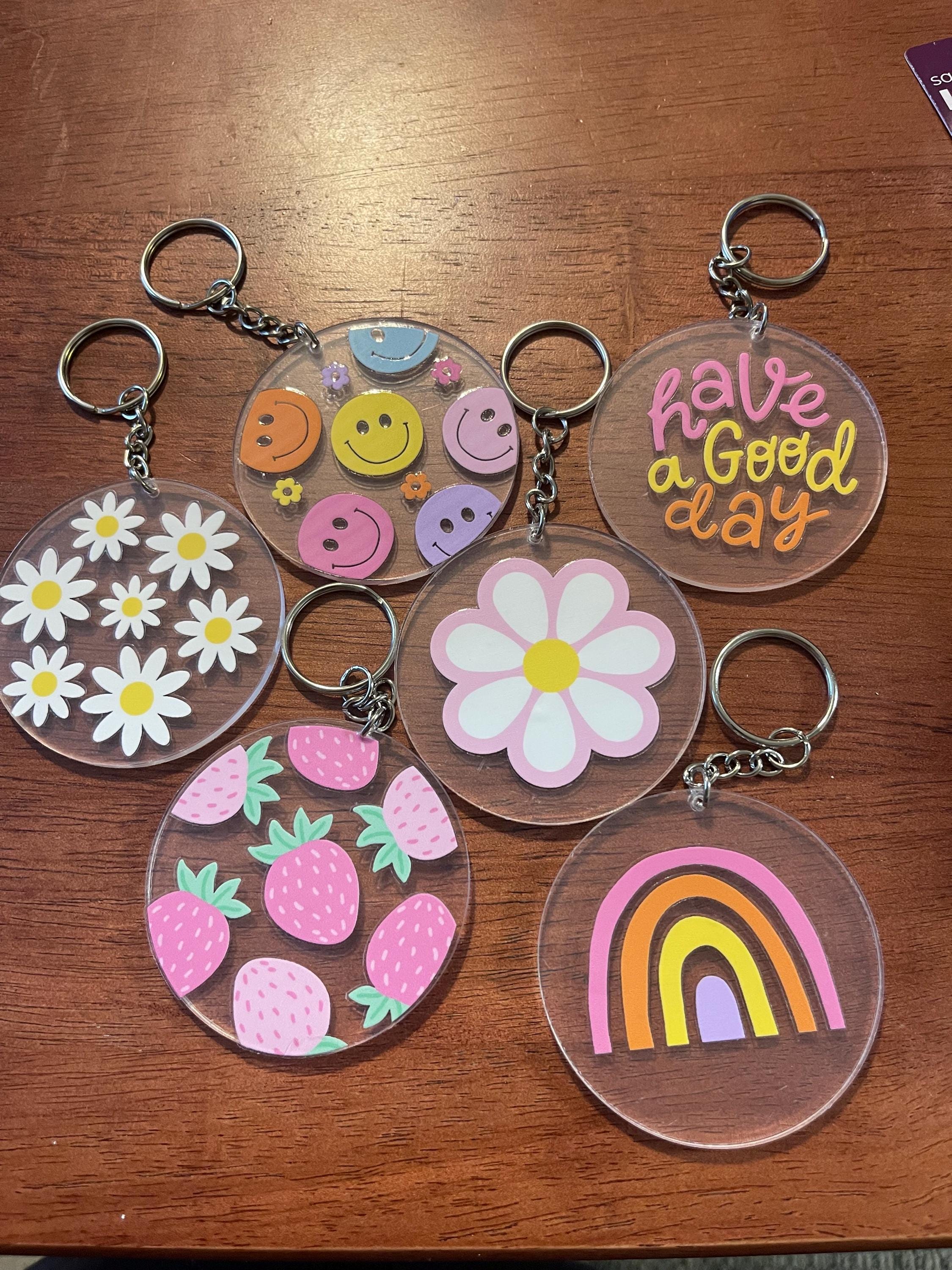Acrylic Key Chains - Etsy