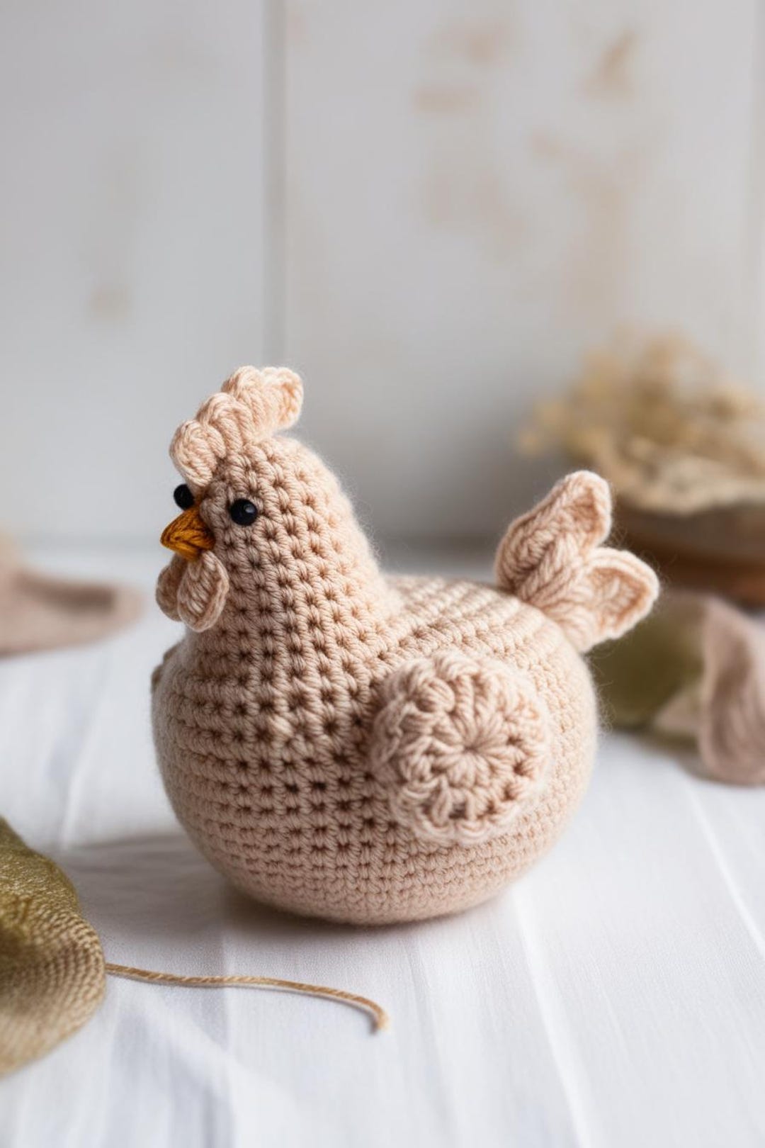 Adorable Amigurumi Chicken Crochet Toy Pattern, Easy and Cute Chicken ...