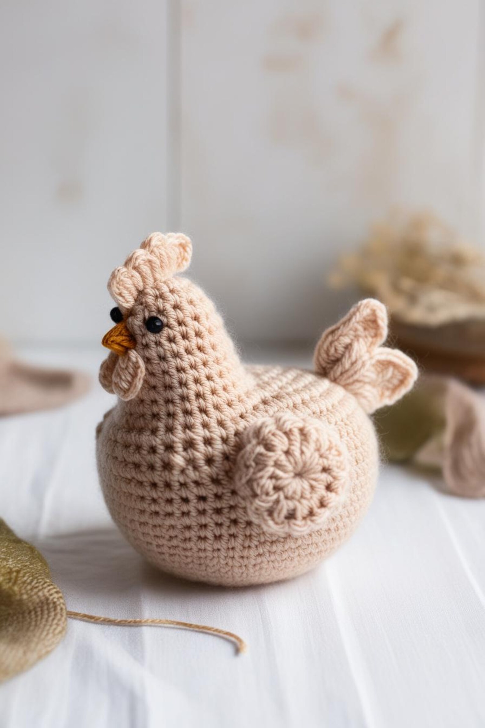 Adorable Amigurumi Chicken Crochet Toy Pattern, Easy and Cute Chicken ...