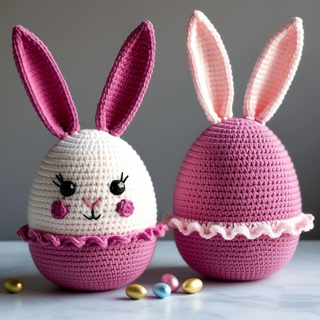 Easter Amigurumi Bunny Egg Crochet Pattern, Easter Bunny, Amigurumi ...