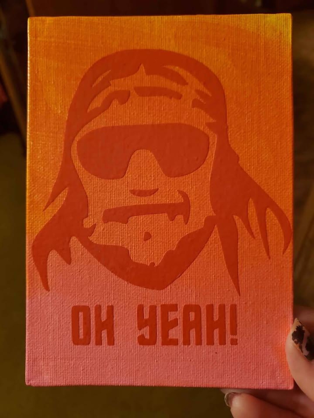 Painted Macho Man Randy Savage Sign Wrestling Art Print Wall Home Decor ...