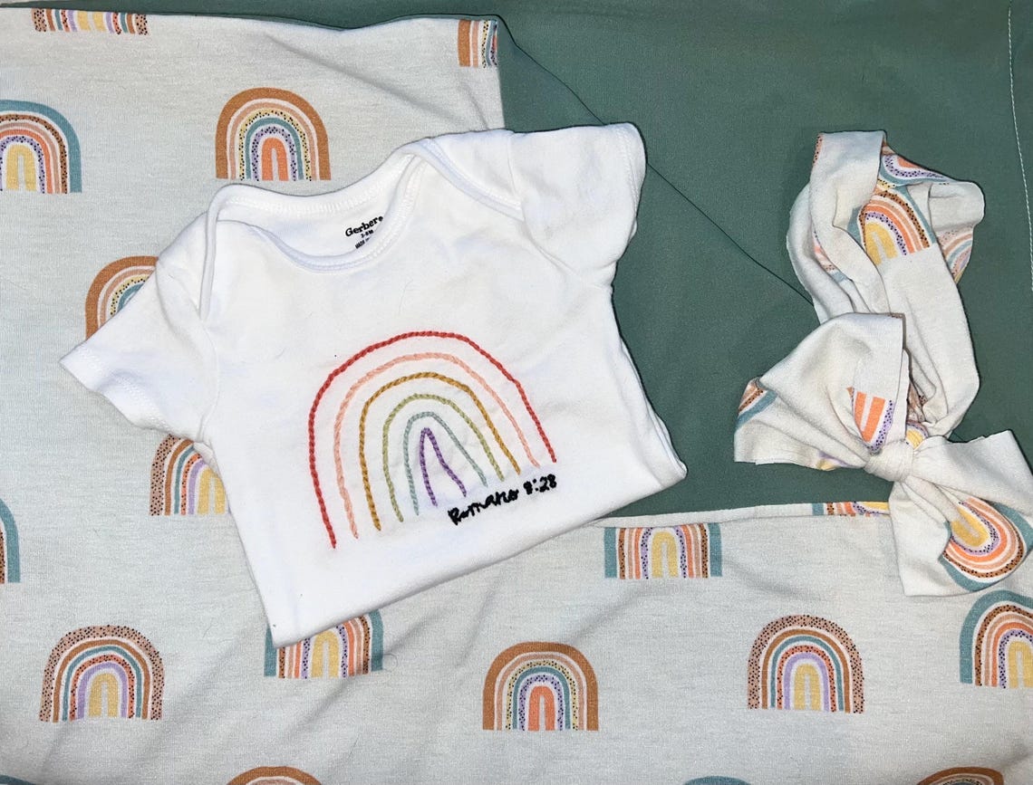 Little Promises Rainbow Bodysuit - Etsy