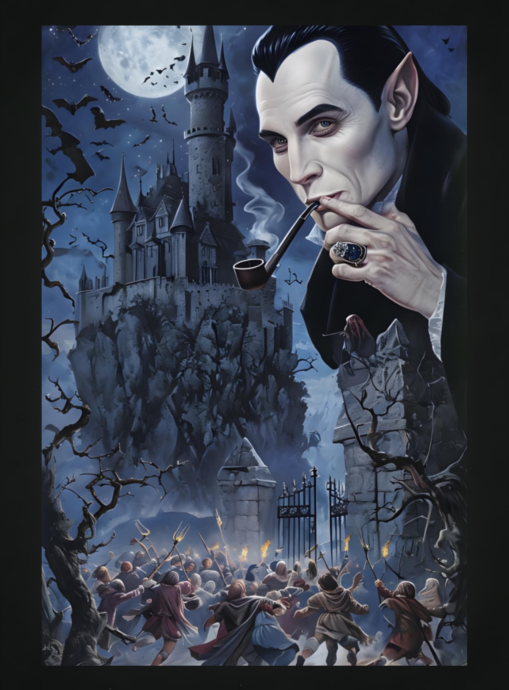 Vertical Vampire Poster - Etsy