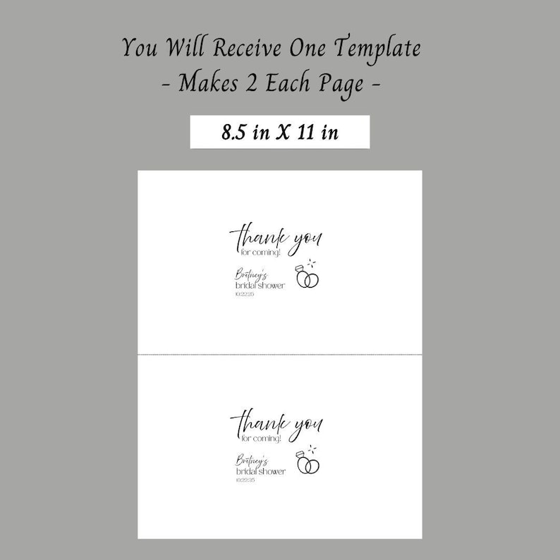 Candy Wrappers: Editable Bridal Shower Favors (printable Template) - Etsy