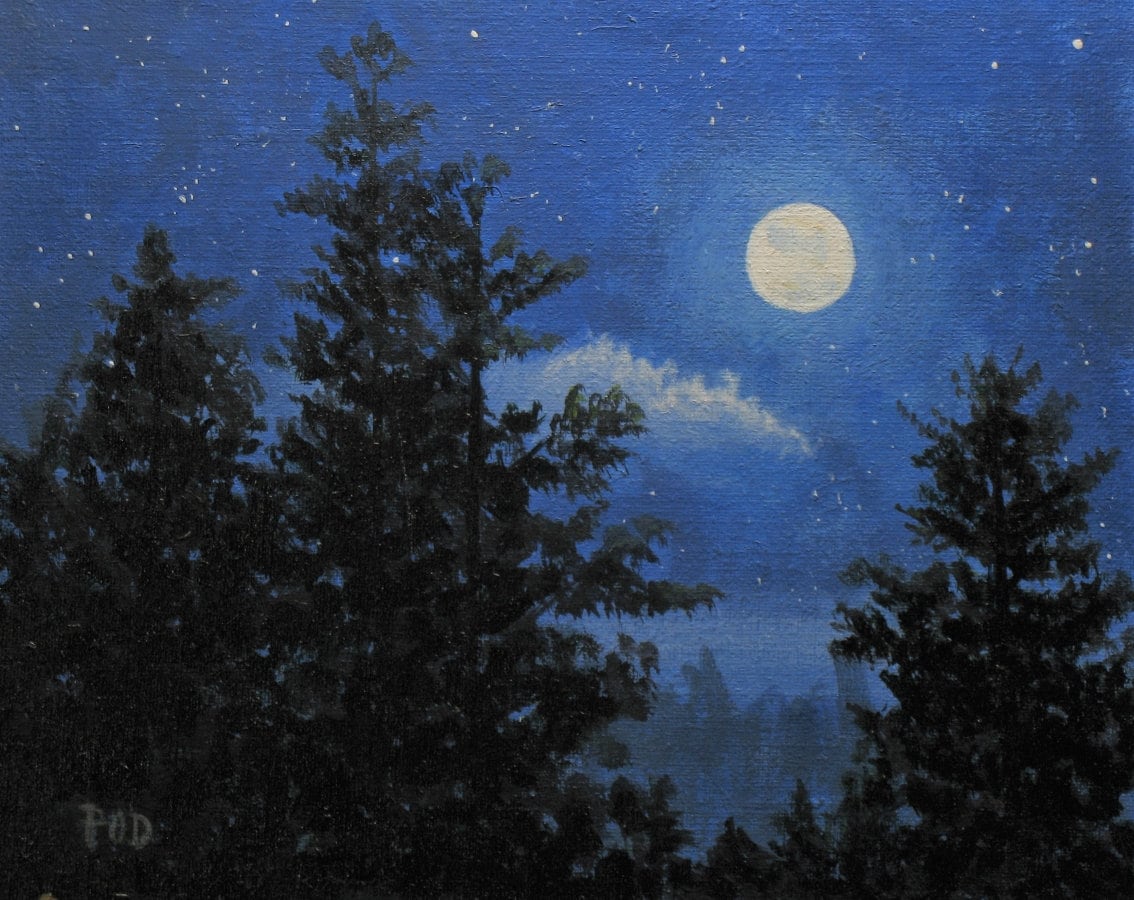 Moon Night Paintings
