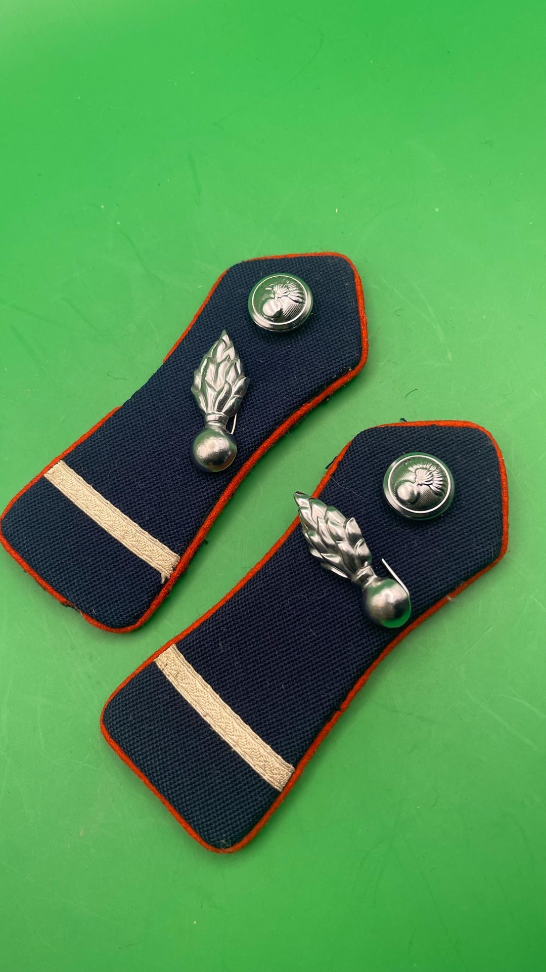 Vintage Belgian Gendarmerie Pair of Shoulder Straps, Epaulettes Belgium ...