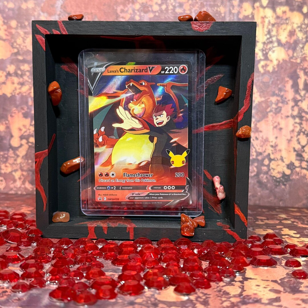 Lances Charizard Craft Custom Pokémon Shadow Box Pokémon Wall Decor ...