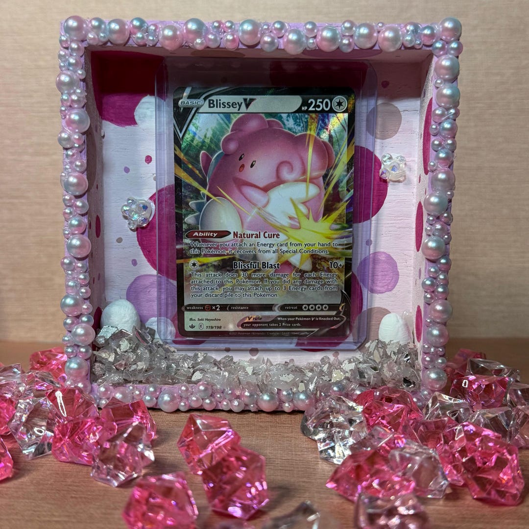 Blissey Craft Custom Pokémon Shadow Box Pokémon Wall Decor Pokémon ...