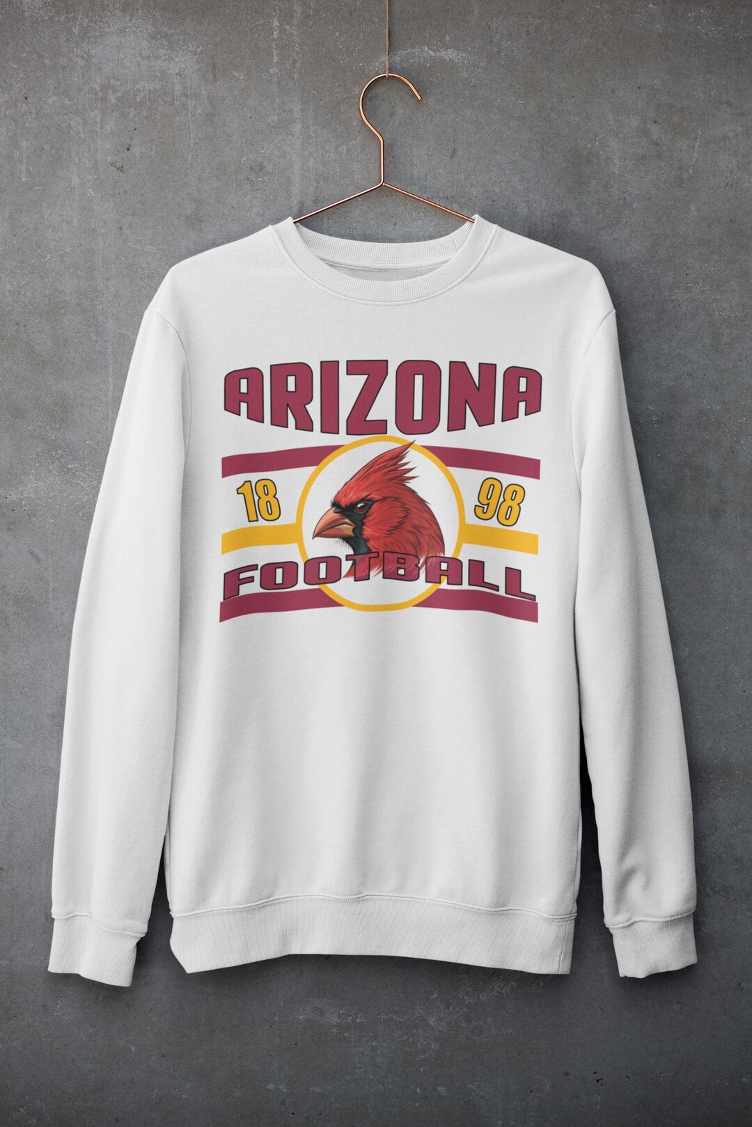 Comfort Colors Arizona Cardinal Football T-shirt, Vintage Arizona ...