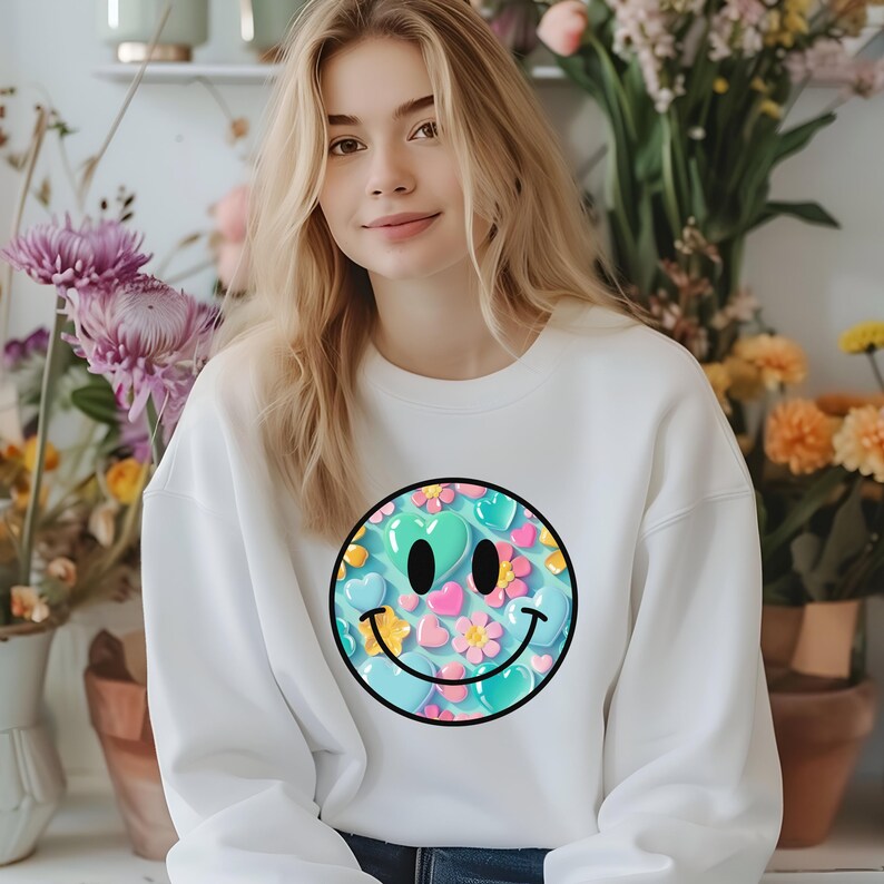 Smiley Face PNG Bundle – 15 Smiley Face, Cute Emoji Clipart, Digital ...