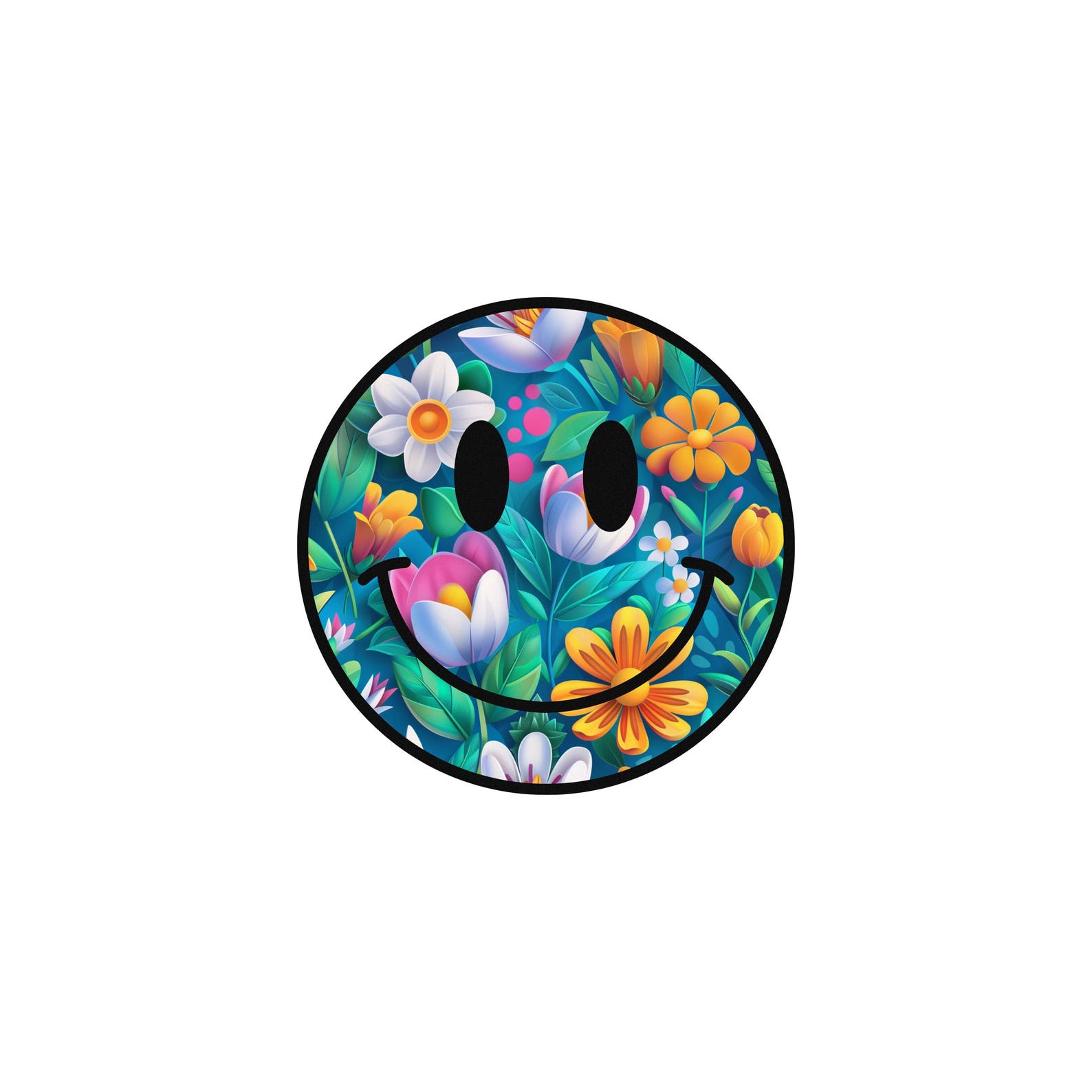 Smiley Face PNG Bundle – 15 Smiley Face, Cute Emoji Clipart, Digital ...