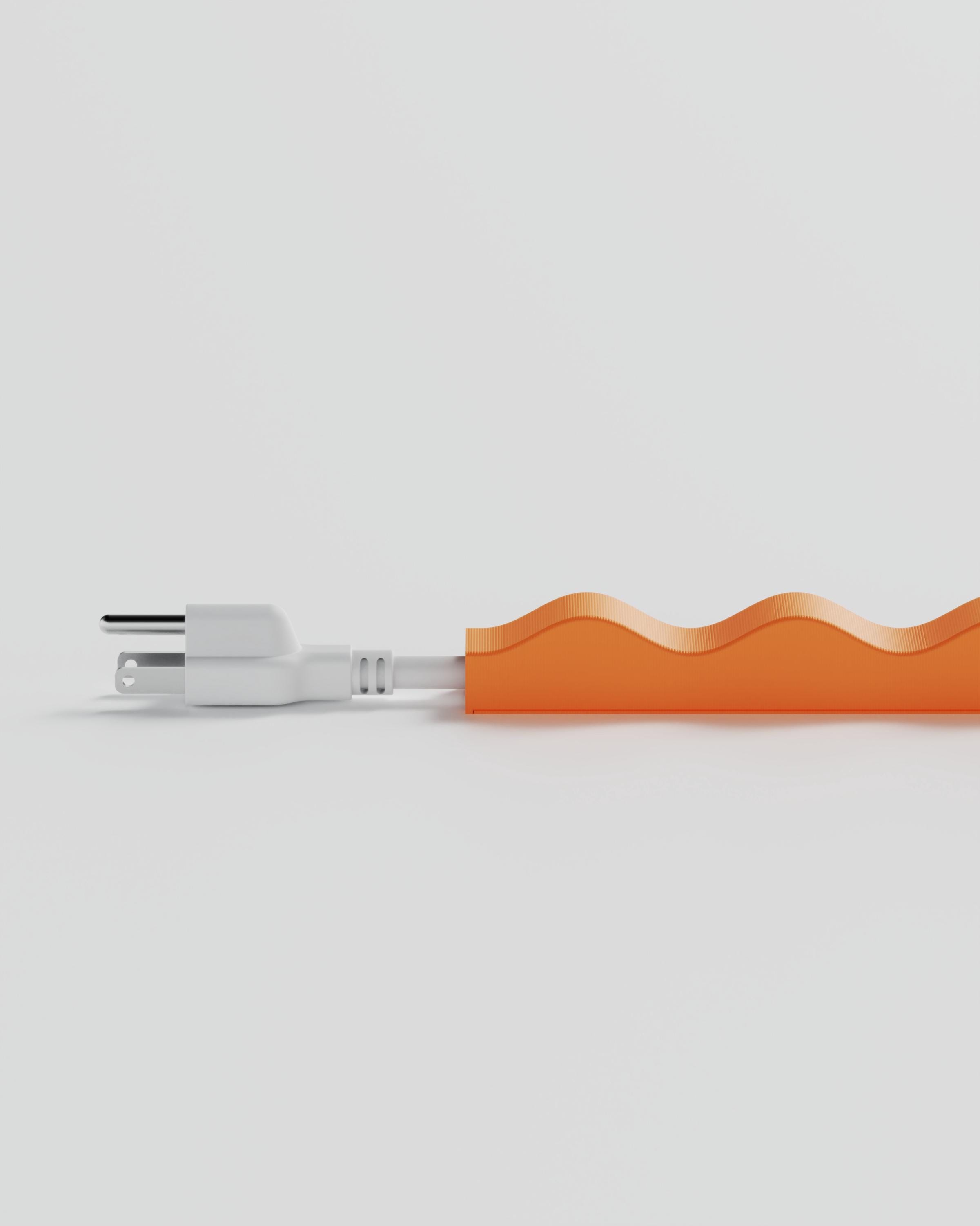 Wavy Cord Cover Kit: Size Large / Modular Cable Hider for Extension ...