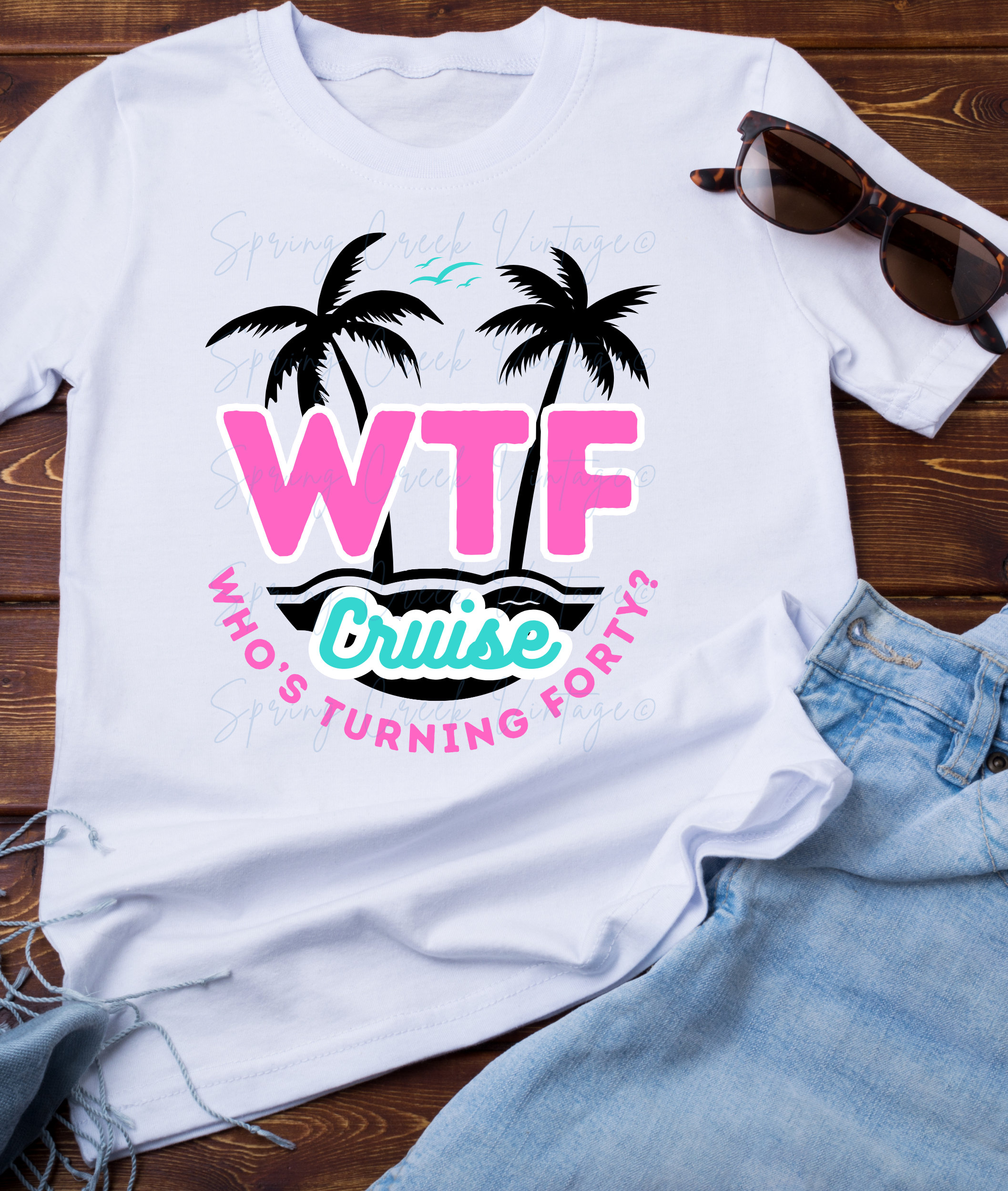 WTF Cruise Who's Turning Forty Design File Cruising Funny Cruise Ship ...