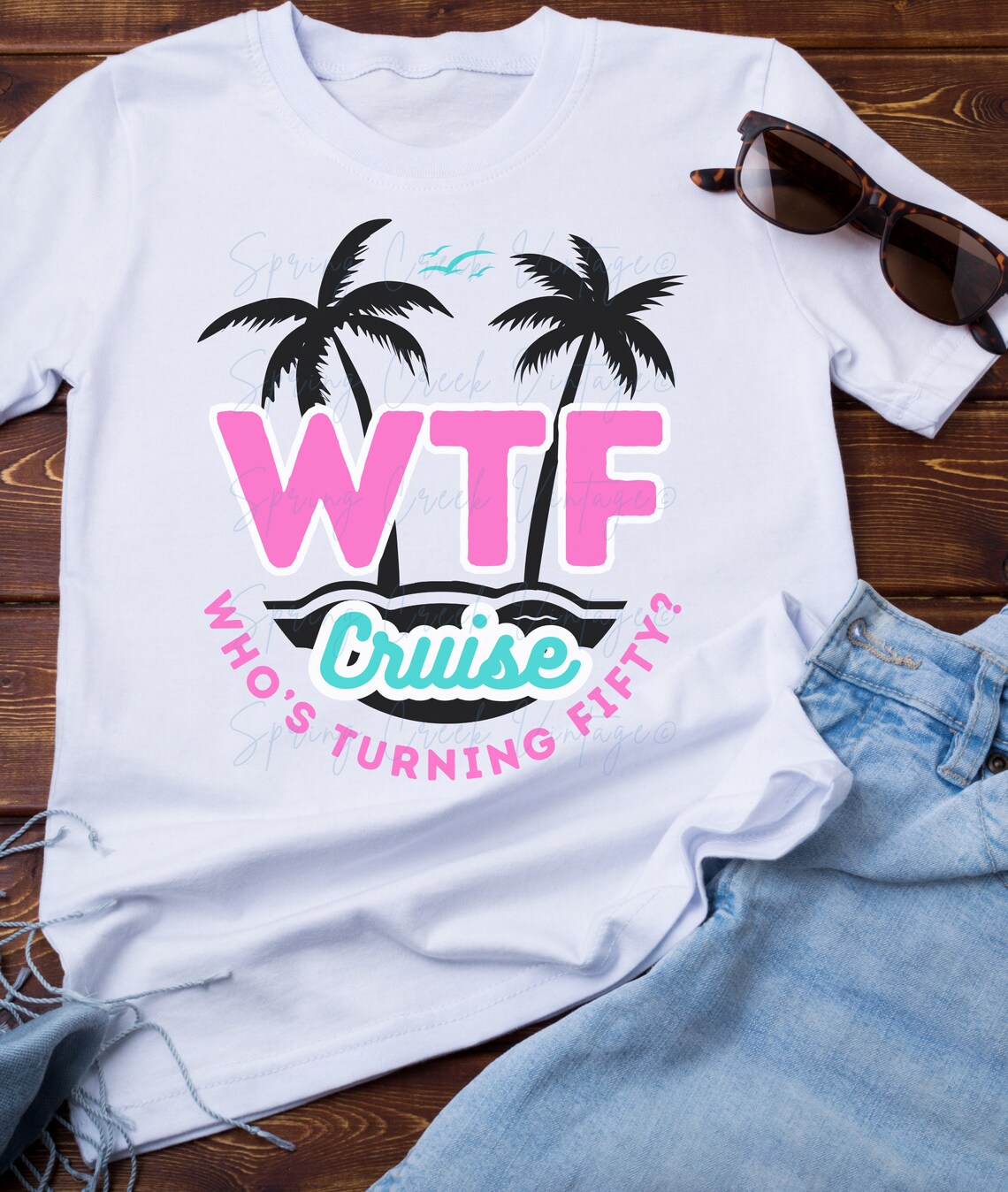 WTF Cruise Who's Turning Fifty Design File Cruising Funny Cruise Ship ...