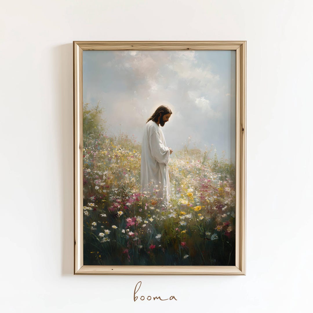 Jesus Christ Landscape Art | Christian Faith Poster (digital Download ...