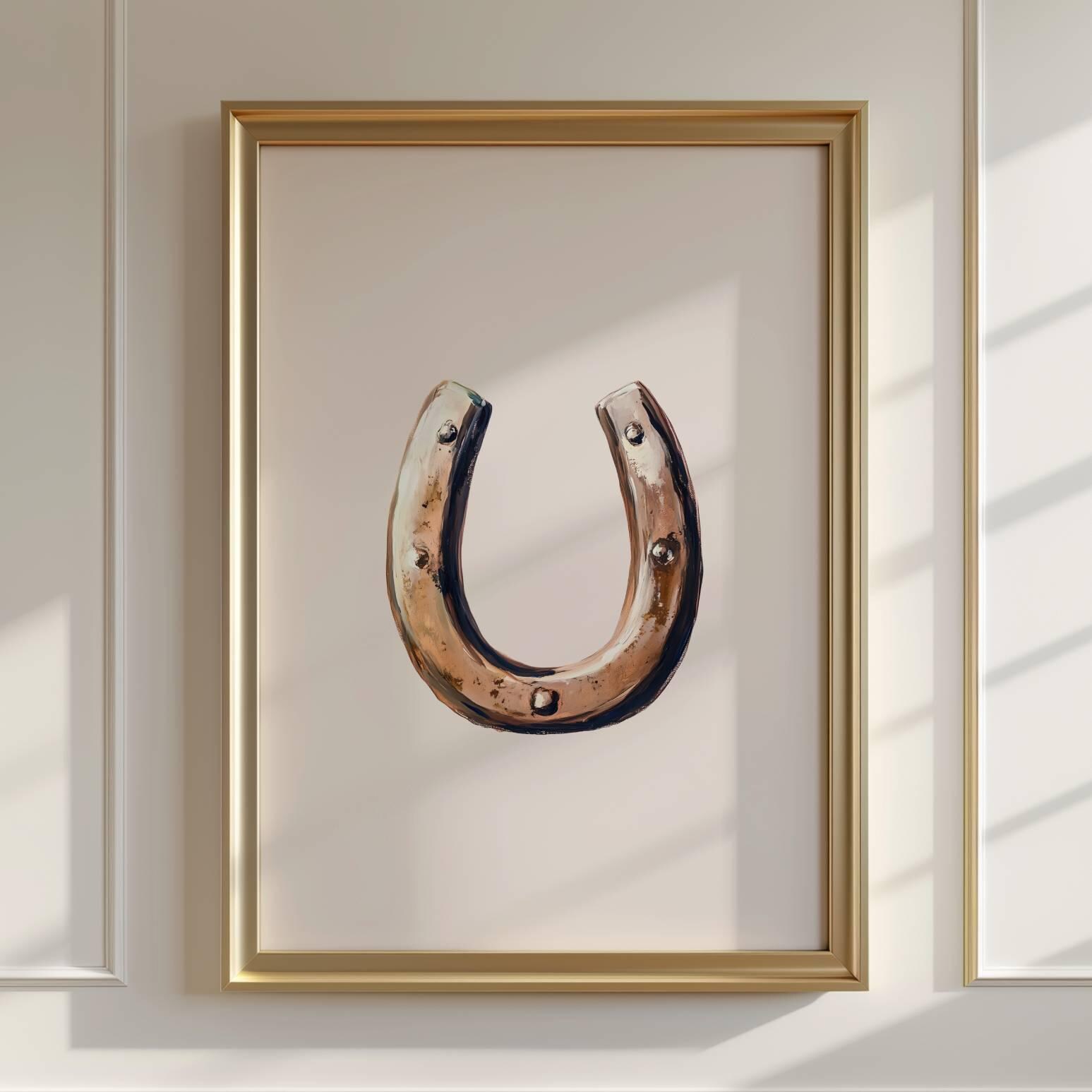 Horseshoe Print | Western Wall Art | Southwestern Poster| Lucky You Art ...