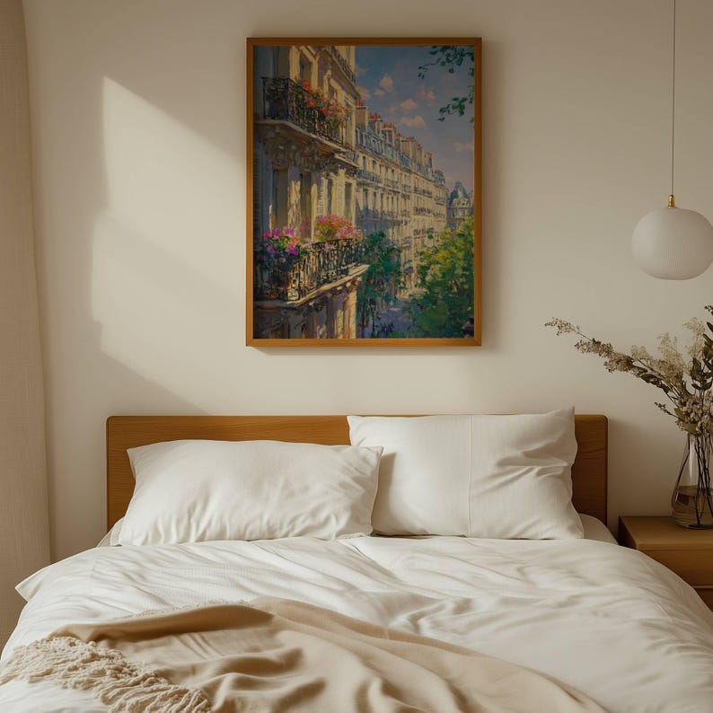 Vintage Paris Streets Art Print: Retro France Poster (digital Download ...