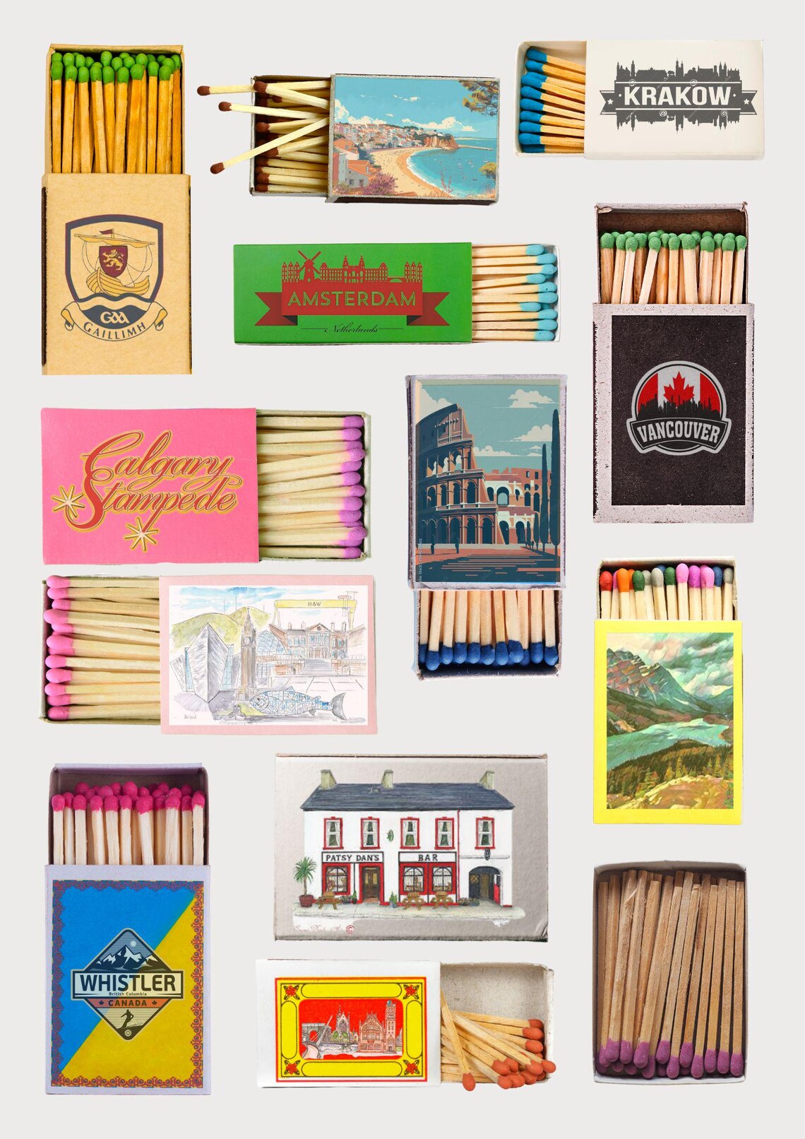 Personalised Matchbox Framed Print (A3) - Etsy UK