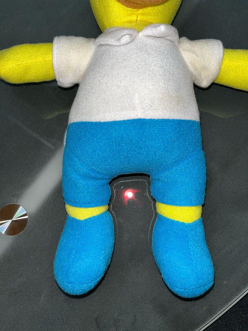 Vintage Homer Simpsons Mouth Opened Plush Sticks to Glass - Etsy
