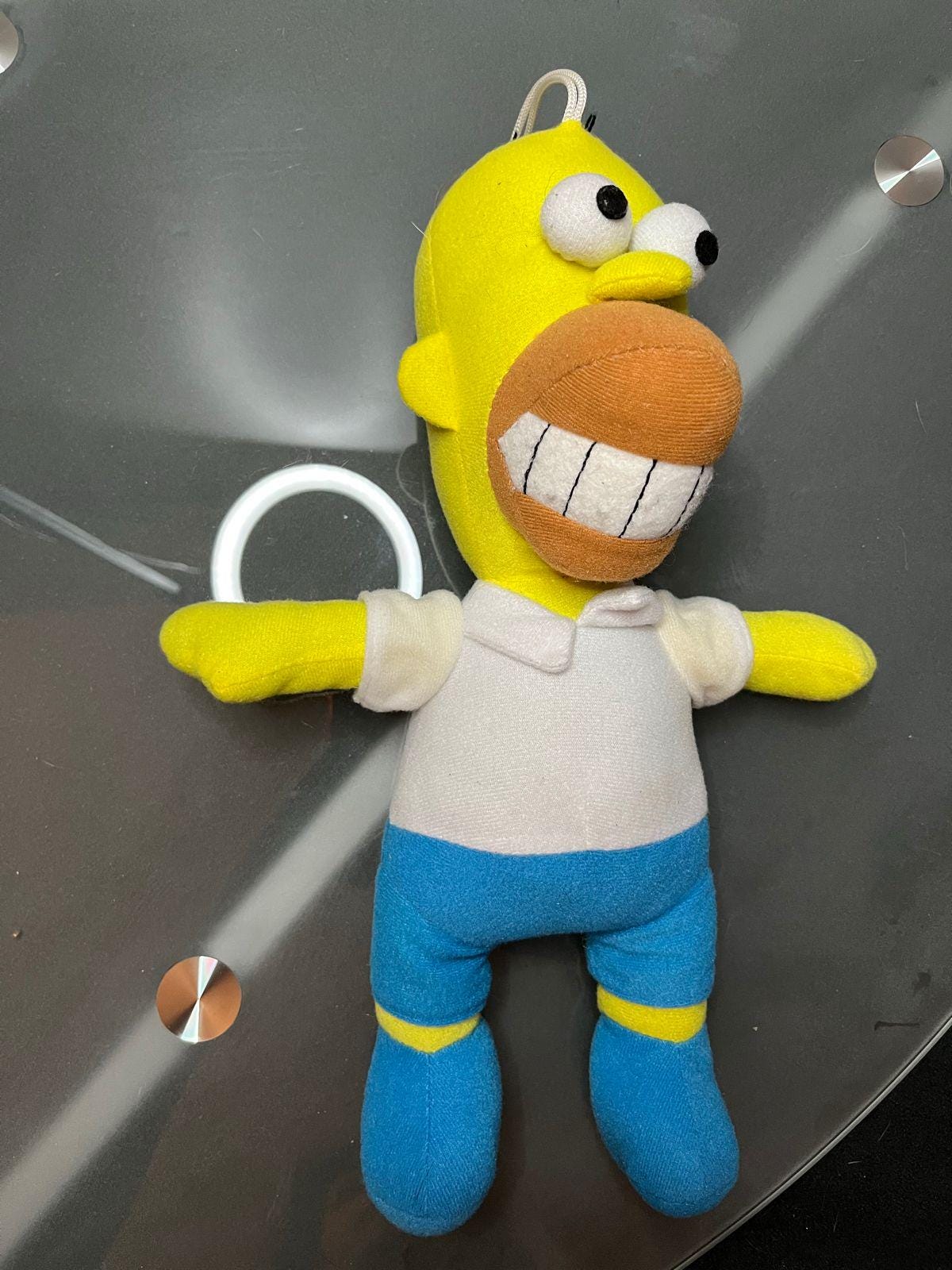 Vintage Homer Simpsons Mouth Opened Plush Sticks to Glass - Etsy