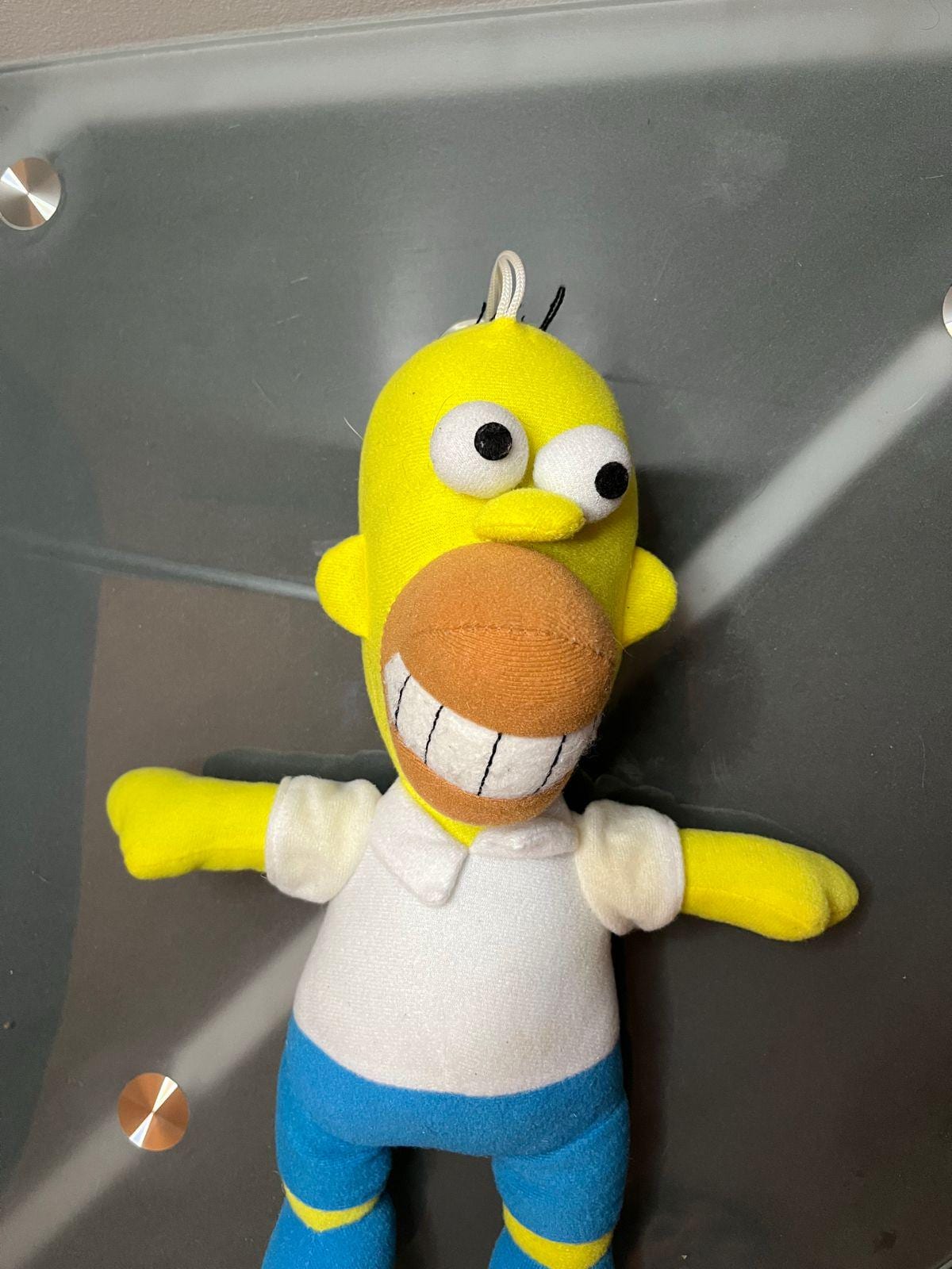 Vintage Homer Simpsons Mouth Opened Plush Sticks to Glass - Etsy