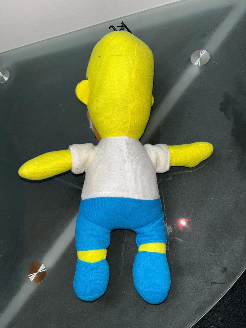 Vintage Homer Simpsons Mouth Opened Plush Sticks to Glass - Etsy