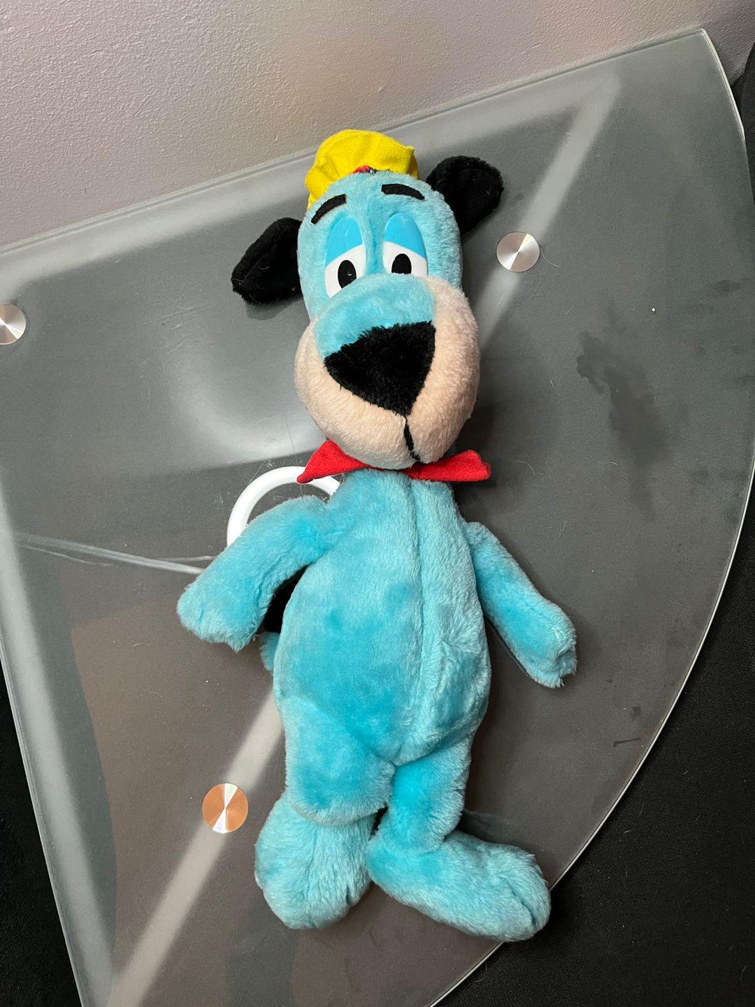 Huckleberry Hound Bean Bag Plush 1998 Vintage Stuffed Animal Cartoon ...