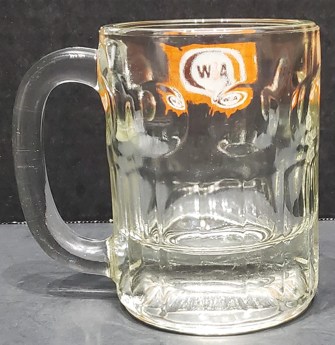 A & W Root Beer Mug: Thick Glass With USA Map Logo - Etsy