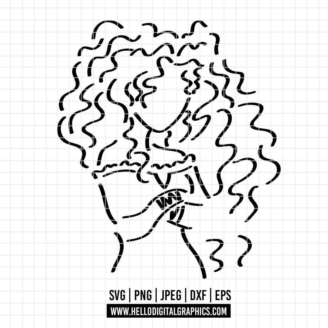 2202 Brave Svg, Merida Svg, Princess Merida Svg, Princess Svg, Disney ...