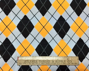 Yellow Argyle - Etsy