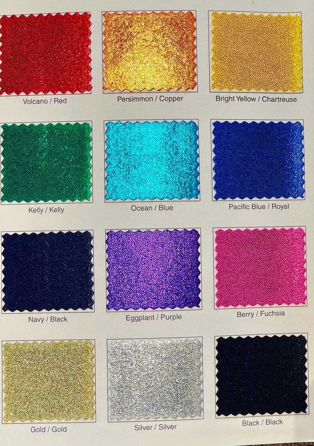 12 Colors Mystique Spandex Metallic Fabric Available by the Yard - Etsy