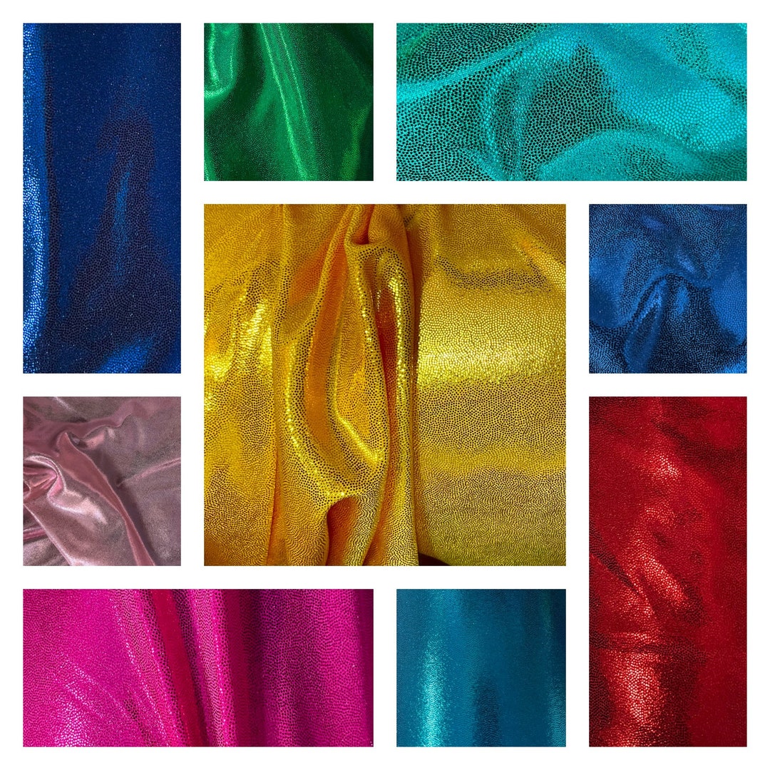 9 Colors Mystique Spandex Metallic Fabric Available by the Yard - Etsy