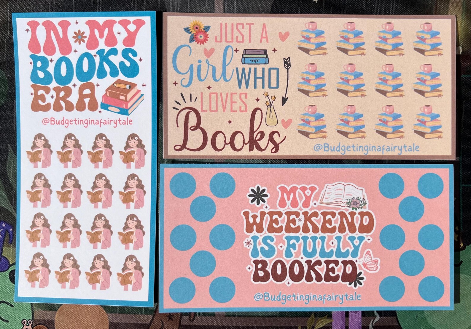 Love Book Reading Mini Challenges | *physical Product* | 6 Mini ...