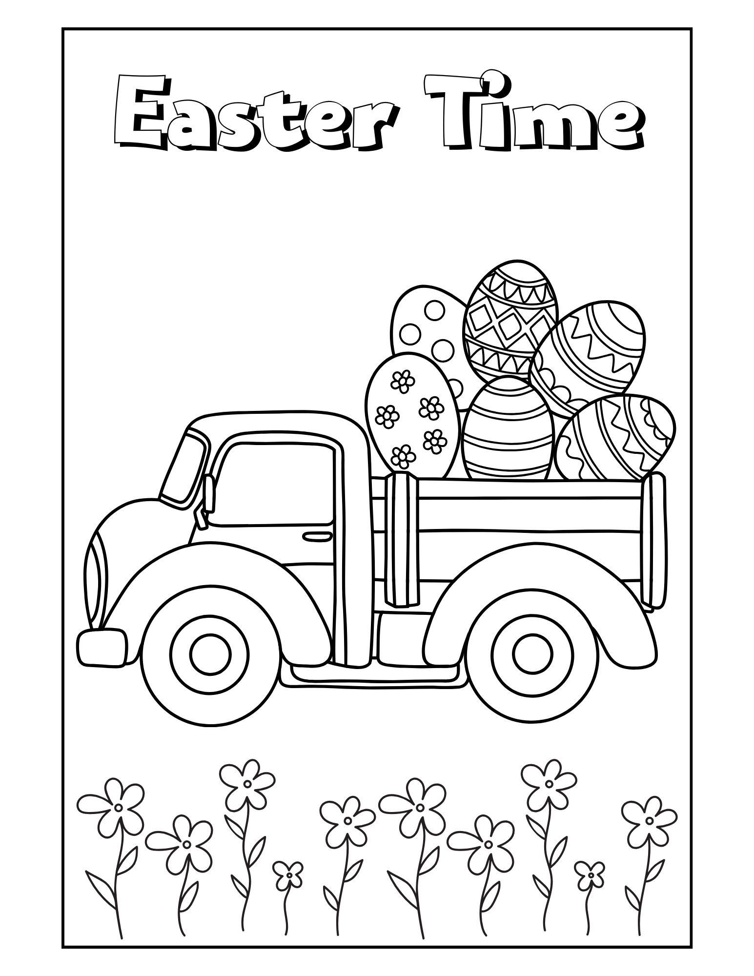 5 Easter Bunny Coloring Pages for Kids | Easter Coloring Pages | Bunny ...